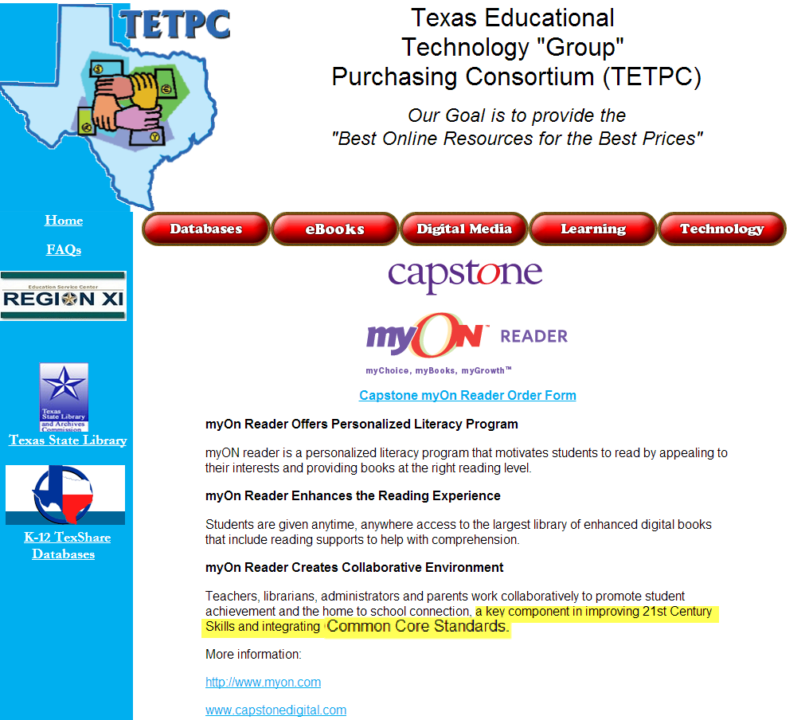 I thought Texas said NO to Common Core~ | Voices Empower